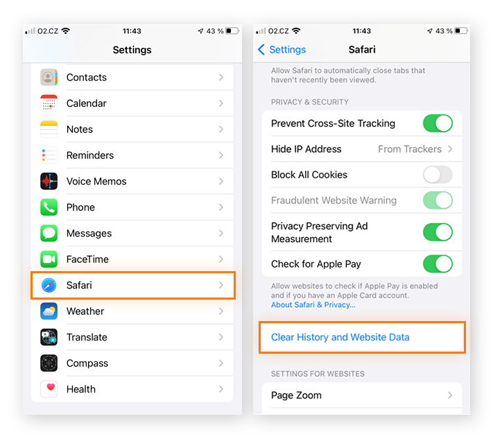 How to Clear Your Cache & Cookies on iPad | Avast