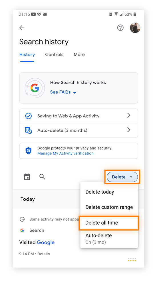 How to Delete Google Search History on PC, Mac, Mobile | Avast