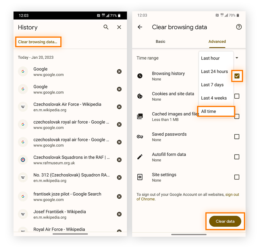 How to Delete Google Search History on PC, Mac, Mobile | Avast