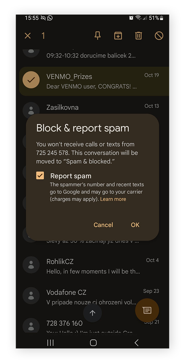How to Block Spam Text Messages on Android & iPhone
